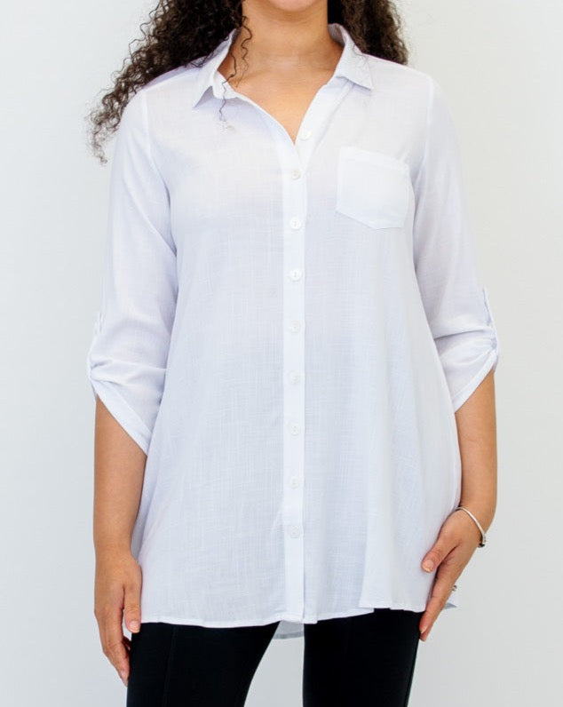 Celine Tunic, Linen – Radway Studio